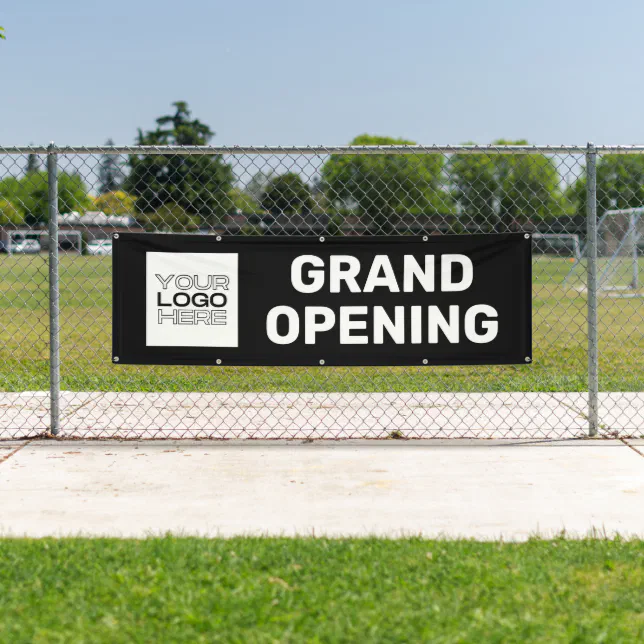Grand Opening New Store Logo Outdoors Business Banner | Zazzle
