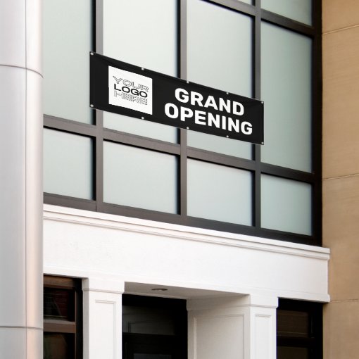 Grand Opening New Store Logo Outdoors Business Banner | Zazzle