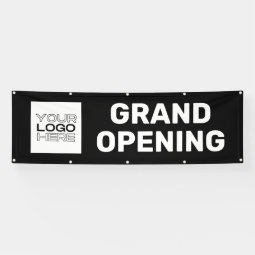 Grand Opening New Store Logo Outdoors Business Banner | Zazzle