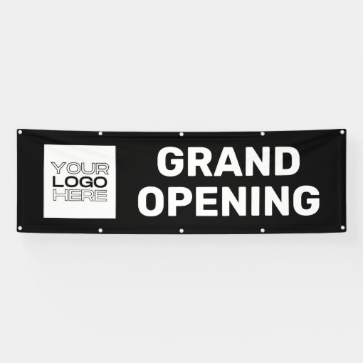 Grand Opening New Store Logo Outdoors Business Banner | Zazzle
