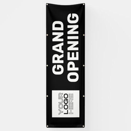 Grand Opening New Store Logo Outdoors Business Banner | Zazzle