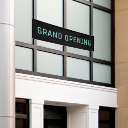 Grand Opening Outdoor Banner Business Retail Sign | Zazzle