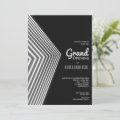 Grand Opening White Neon Invitations | Zazzle