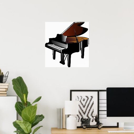 Grand Piano Poster | Zazzle