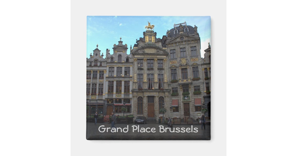 Grand Place, Brussels Magnet | Zazzle
