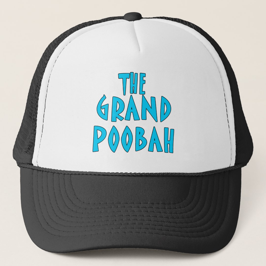 Grand Poobah Blue Font Products Trucker Hat | Zazzle