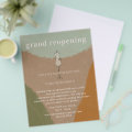 Grand Reopening Boutique Store Abstract Cardstock Flyer | Zazzle