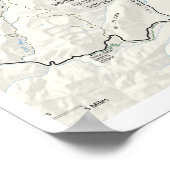 Grand Teton map poster | Zazzle