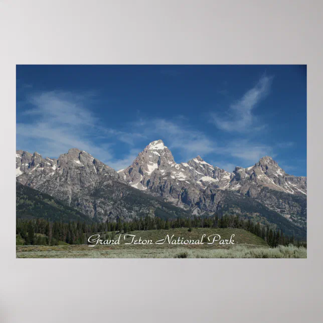 Grand Teton National Park Poster | Zazzle