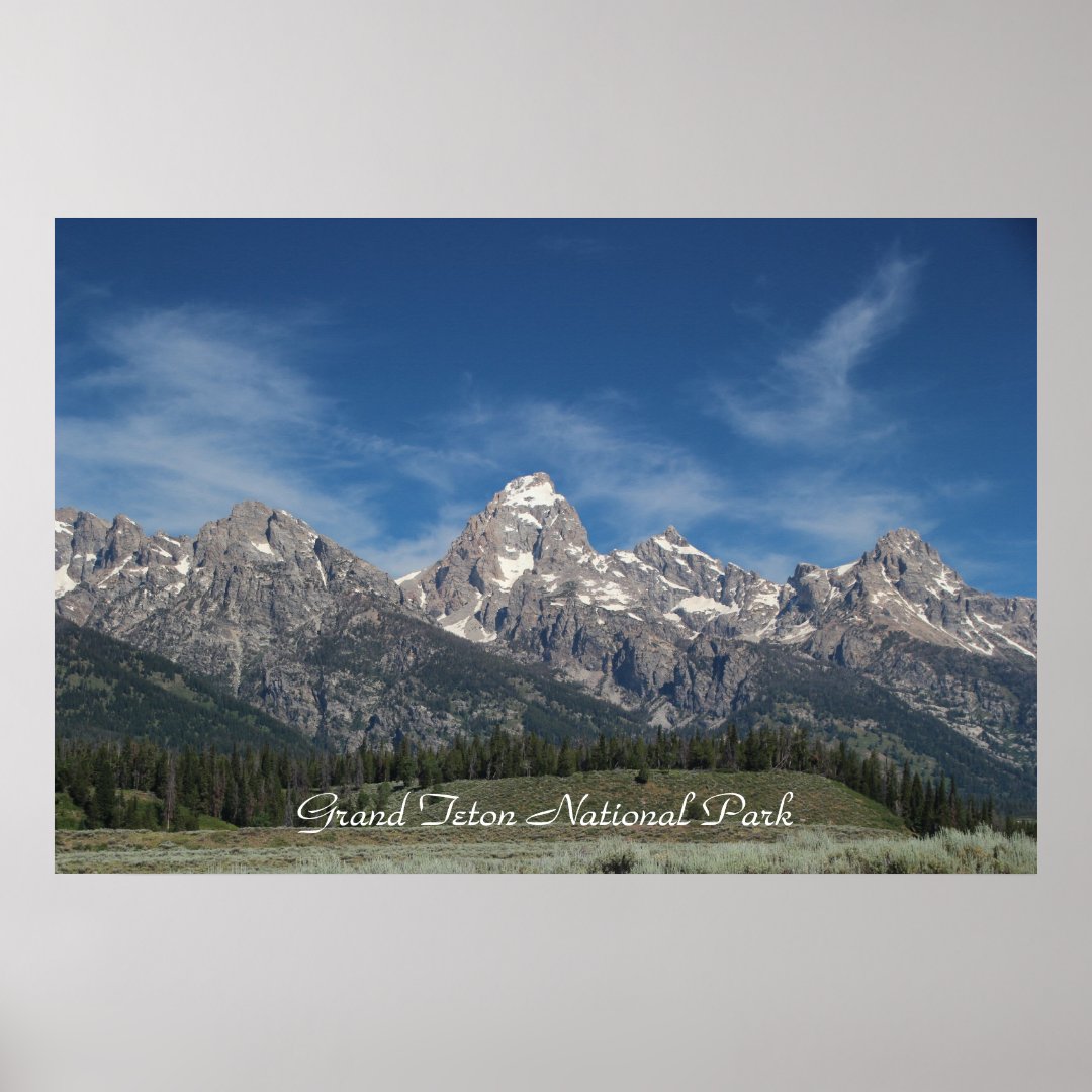 Grand Teton National Park Poster | Zazzle