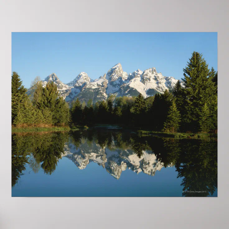 Grand Teton National Park, Teton Range, Wyoming, Poster | Zazzle