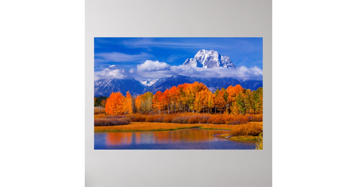Grand Teton National Park | Wyoming Poster | Zazzle