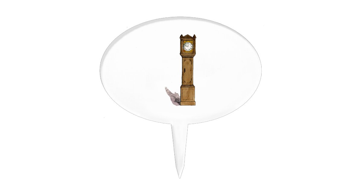 Grandfather Clock Cake Topper | Zazzle