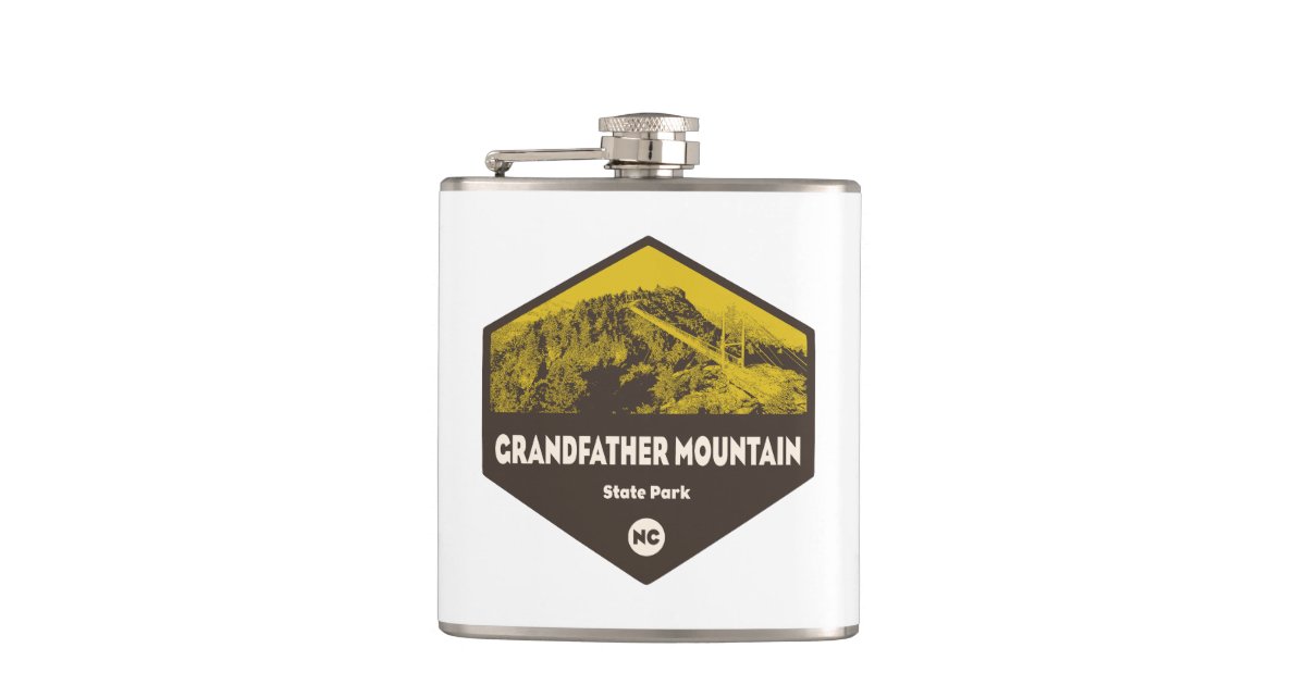 Grandfather Mountain State Park North Carolina Flask | Zazzle