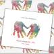 Grandma Heart Handprints Valentine's Day Holiday Card | Zazzle