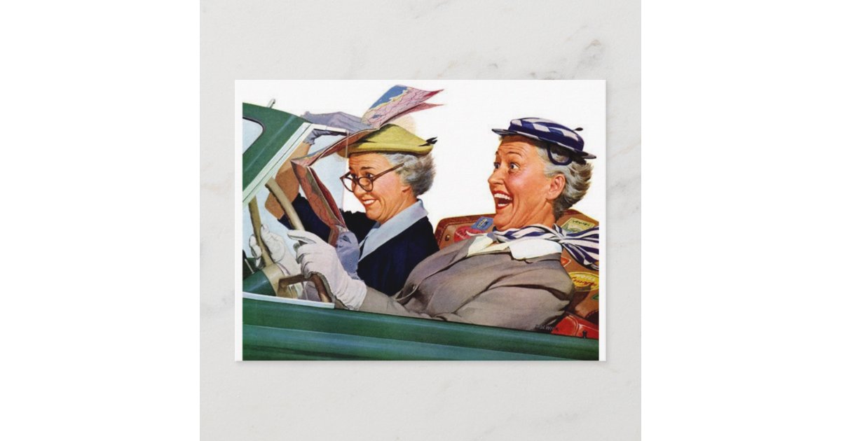 Grandma The Speed Queen Postcard | Zazzle