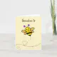 Grandma to Bee Congratulations on your happy news Card | Zazzle