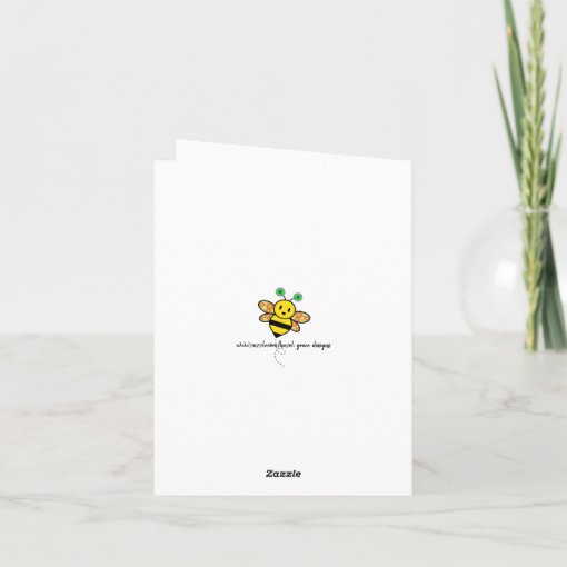 Grandma to Bee Congratulations on your happy news Card | Zazzle