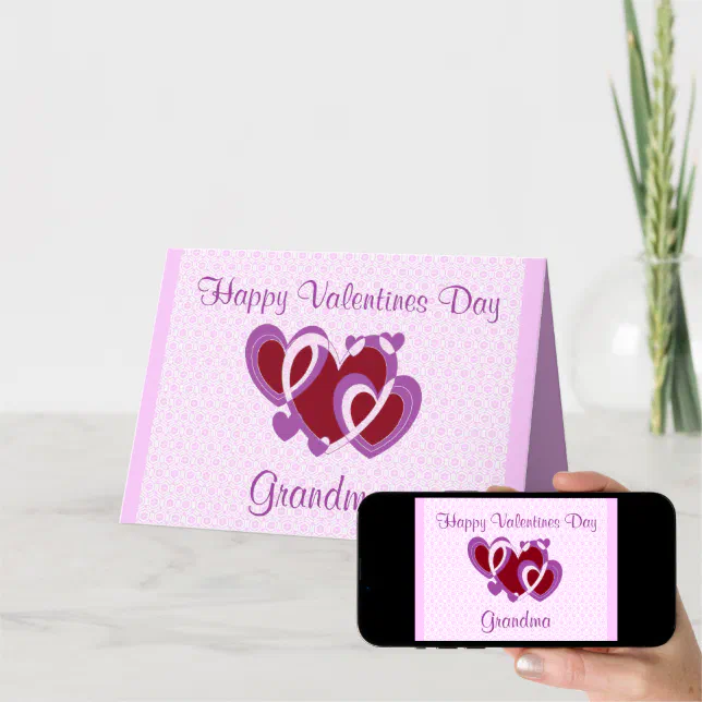 GRANDMA VALENTINES DAY CARD | Zazzle