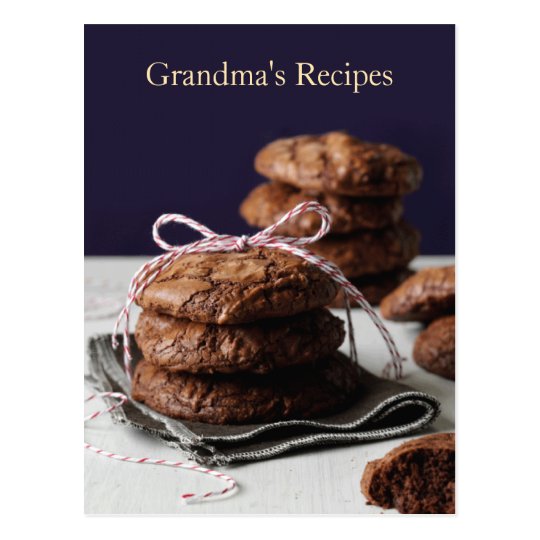 Grandma's Recipes Postcard | Zazzle.com