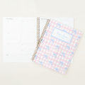 Grandmillennial Gingham with Bows Planner | Zazzle