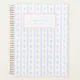 Grandmillennial Preppy Floral Watercolor Planner | Zazzle