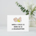 Grandmother Born Postcard | Zazzle