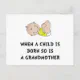 Grandmother Born Postcard | Zazzle