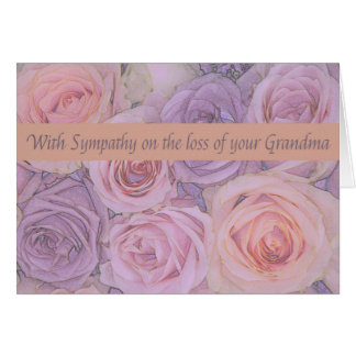 Sympathy On The Death Of A Grandma Cards - Greeting & Photo Cards | Zazzle