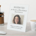 Grandmother of New Baby Photo Memorial Baby Shower Pedestal Sign | Zazzle