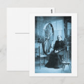 Grandmother's Spinning Wheel Louis Pesha Postcard | Zazzle