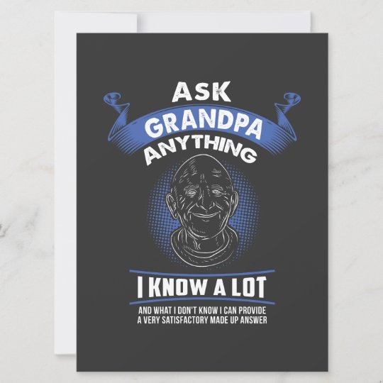 Grandpa - Ask Grandpa Anything | Zazzle.com