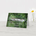 Grandpa birthday card showing a river | Zazzle