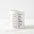Grandpa in 24 Different Languages of The World Coffee Mug | Zazzle
