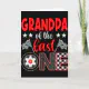 Grandpa Of The Fast One Birthday 1st Race Car Fami Card | Zazzle