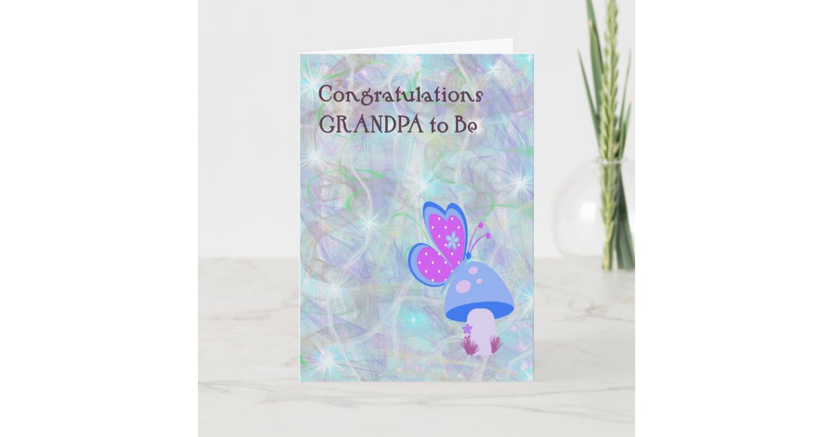 Grandpa to be Congratulations Card | Zazzle.com