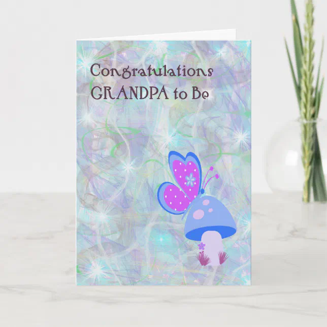 Grandpa to be Congratulations Card | Zazzle
