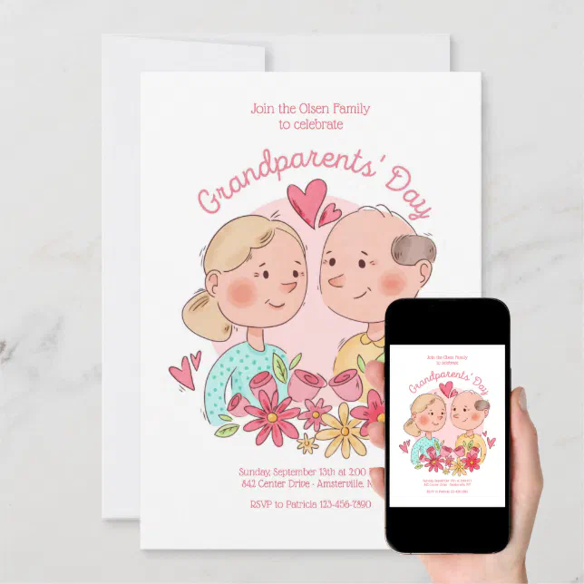 Grandparents' Day Invitation | Zazzle