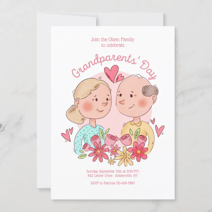 Grandparents' Day Invitation | Zazzle