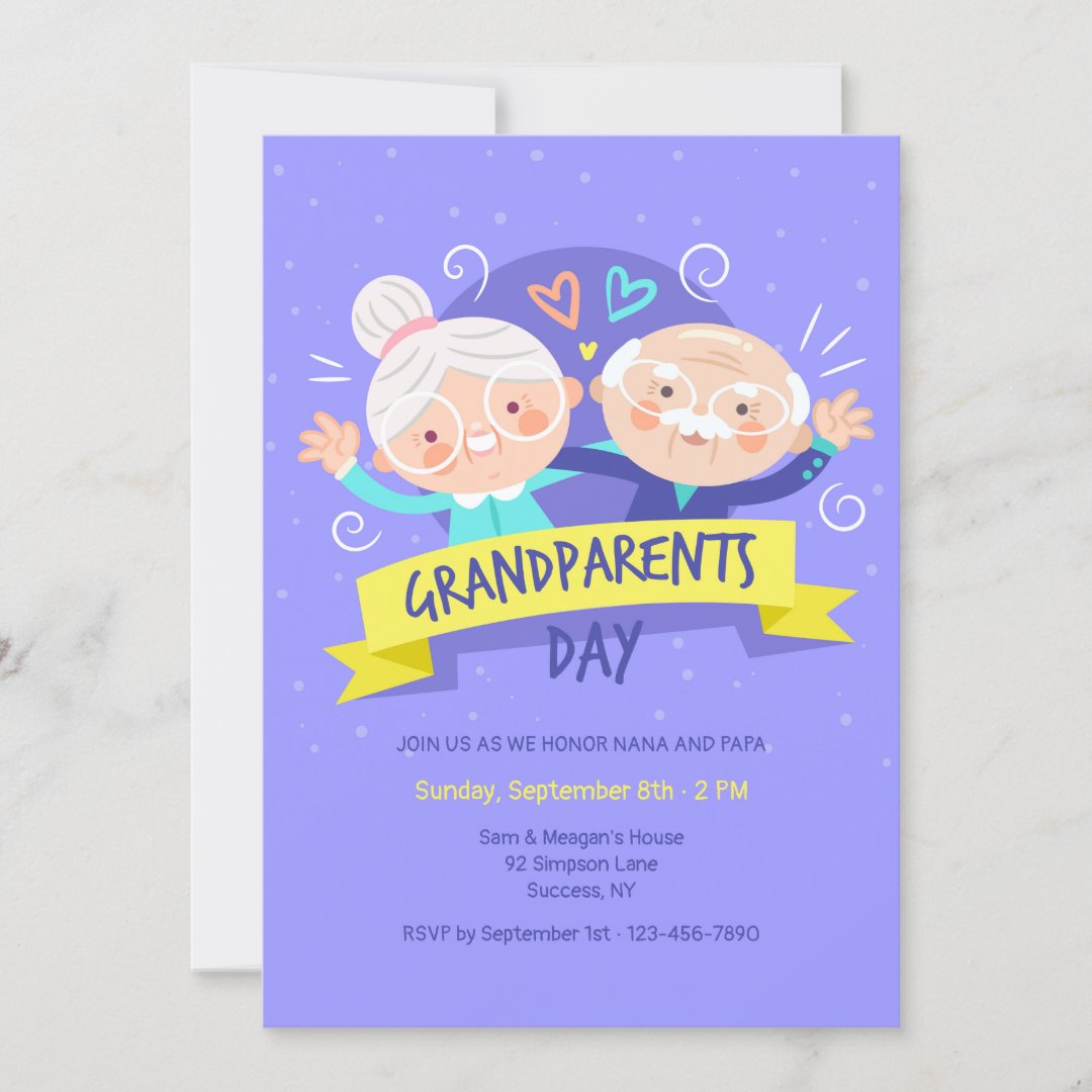 Grandparents Day Invitation | Zazzle