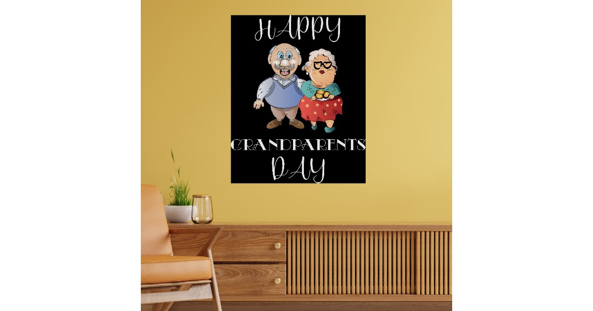 Grandparents Day Sign Poster | Zazzle
