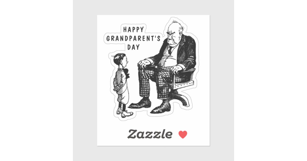 Grandparent's Day Sticker | Zazzle