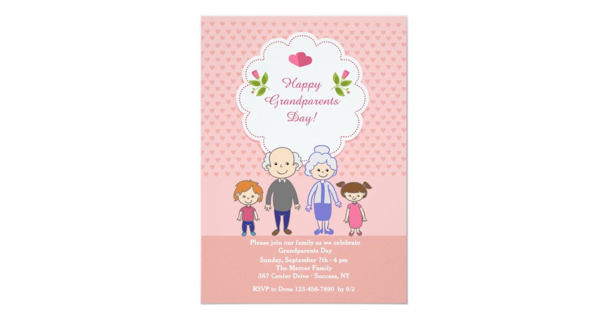 Grandparents' Love Is Endless Invitation | Zazzle.com