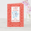 Grandson Lost First Tooth Congratulations, Orange Card | Zazzle