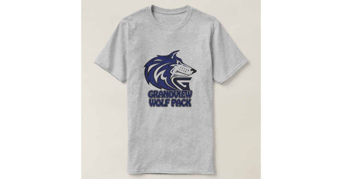 Grandview High School Wolf Pack T T-Shirt | Zazzle