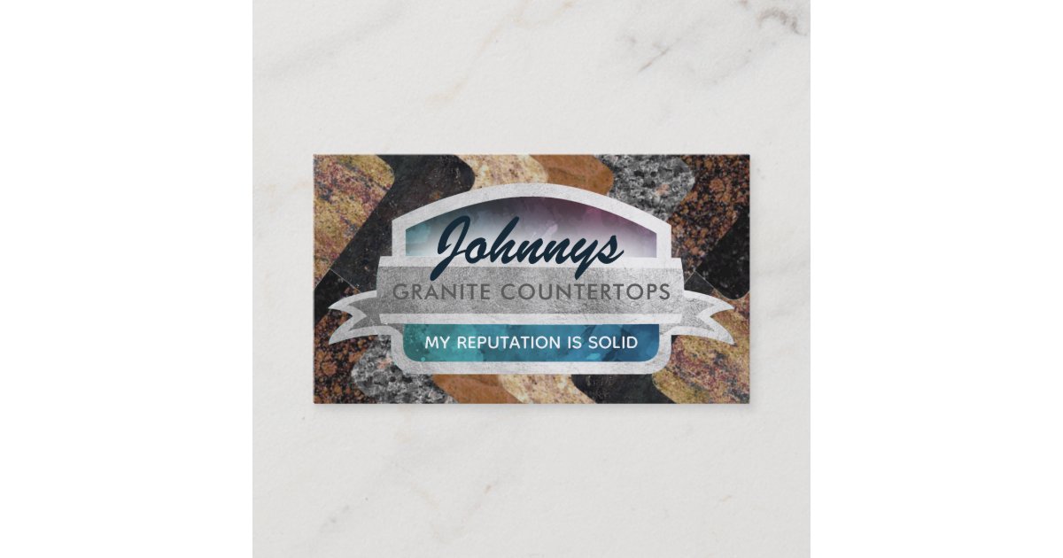 Granite Countertops Slogans Business Cards | Zazzle