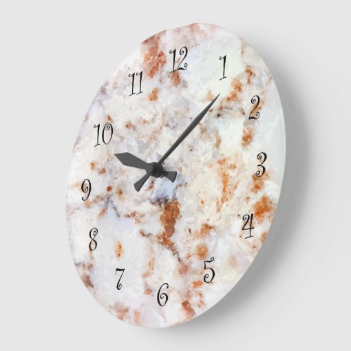 Granite Look Wall Kitchen Clocks | Zazzle