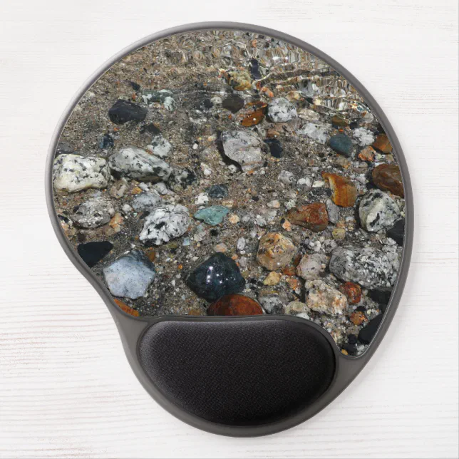 Granite Pebbles in Tenaya Lake at Yosemite Gel Mouse Pad | Zazzle