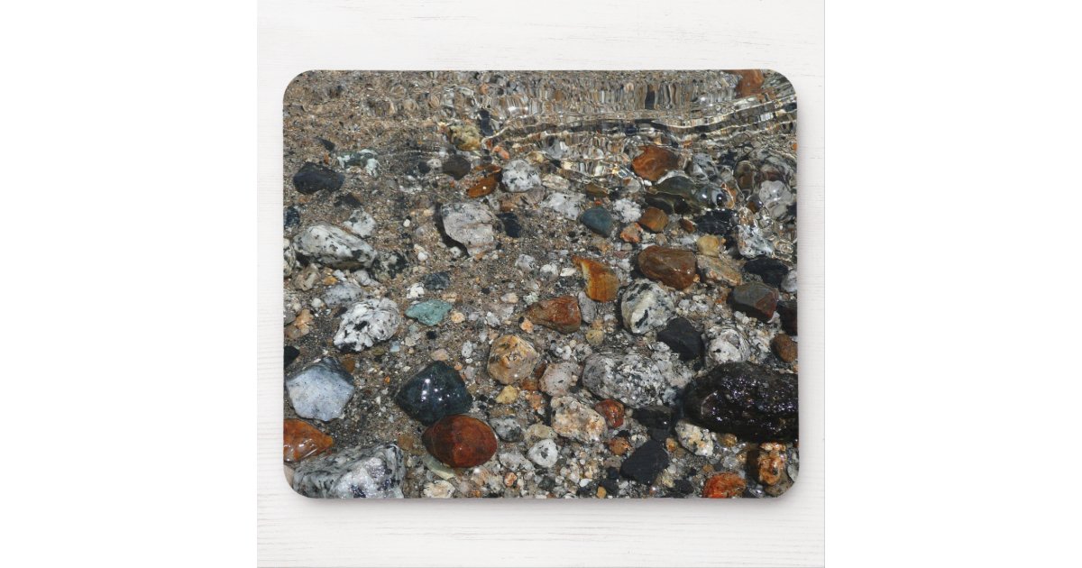 Granite Pebbles in Tenaya Lake at Yosemite Mouse Pad | Zazzle
