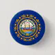 Granite Stater Flag, Flag of New Hampshire Button | Zazzle